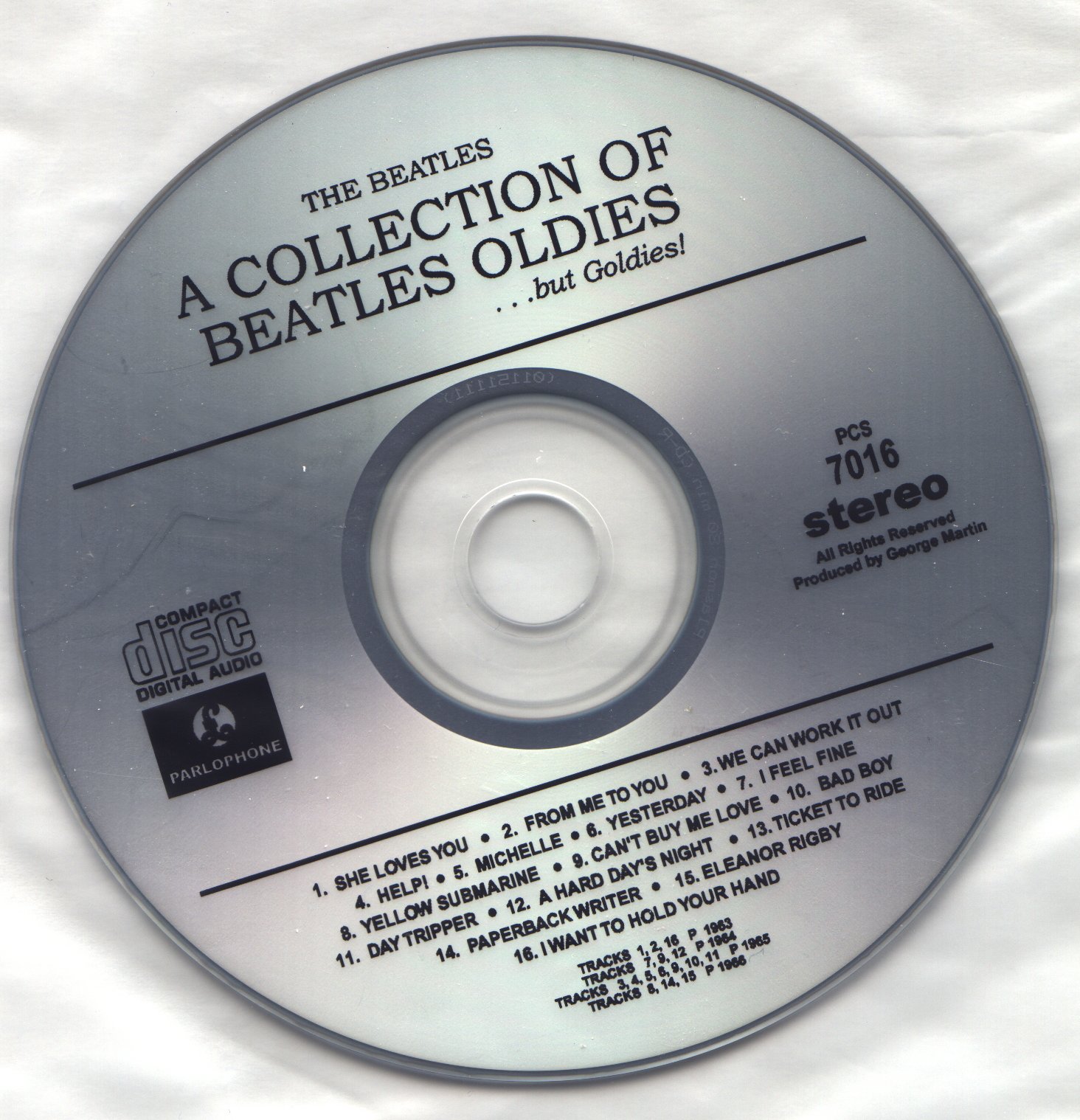 The Beatles A Collection Of The Beatles Oldies 1966 : CD | CD Covers ...